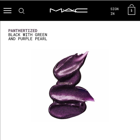 MAC Cosmetics | Makeup | Mac Eye Dazzle Shadow Pantherized Nib Purple ...